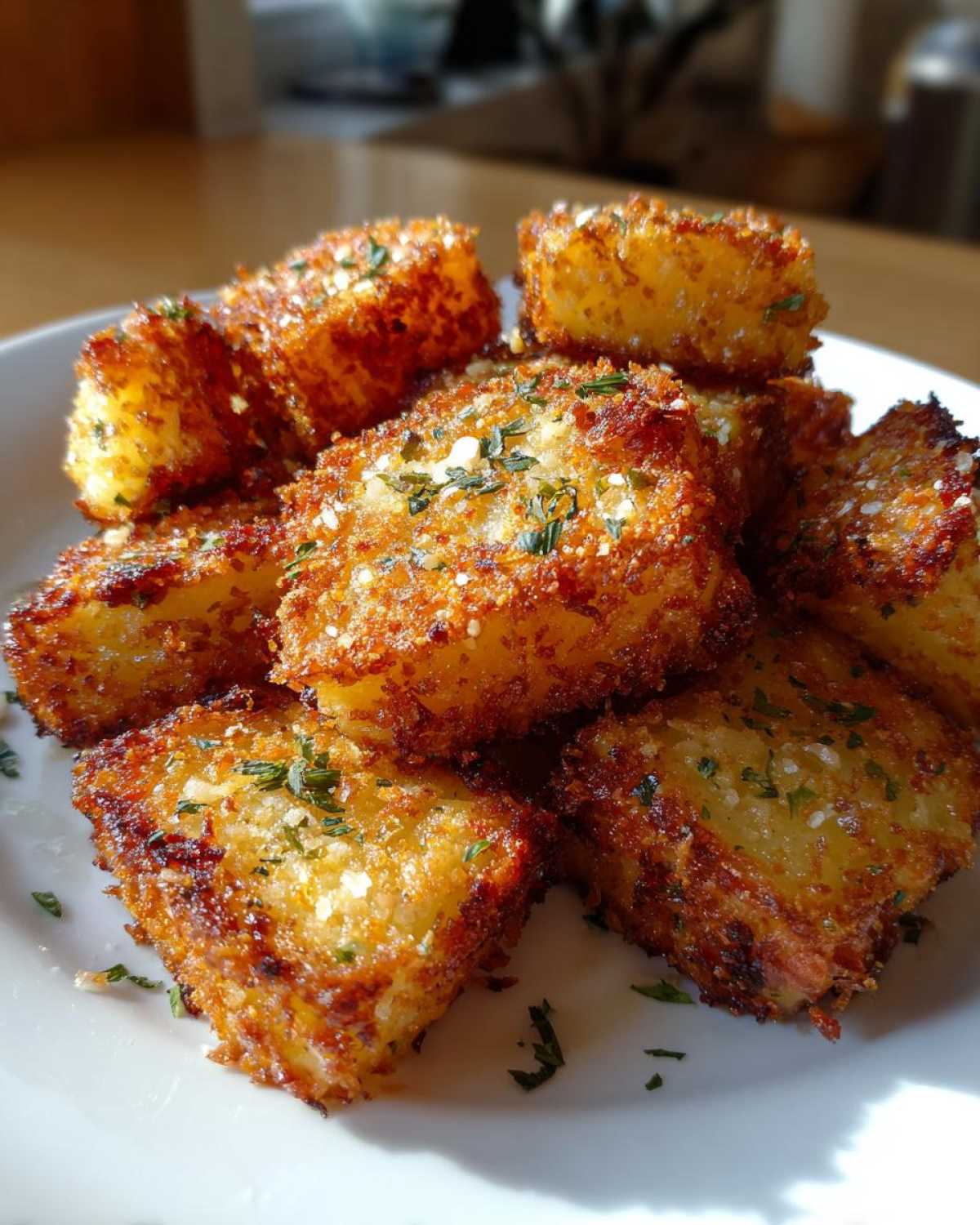 Amazing Crispy Parmesan Crusted Potatoes Done in 30 Min Flat - GourmetGusto
