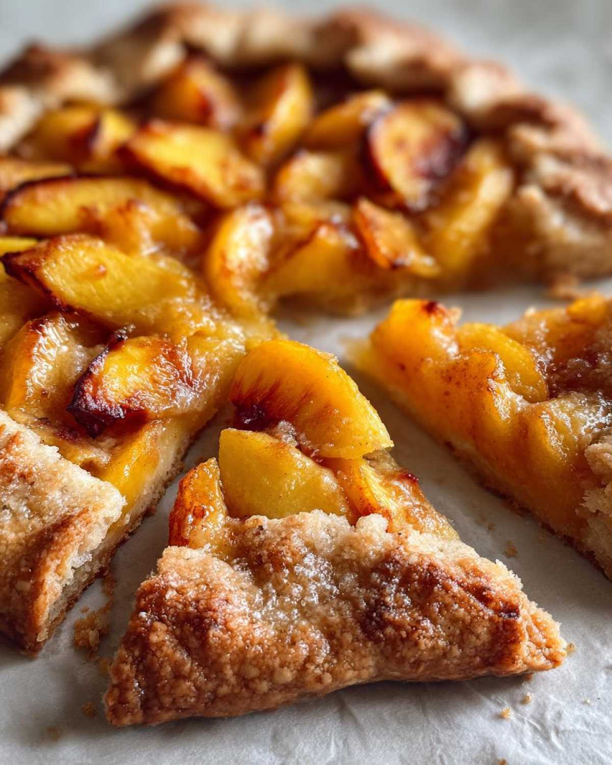 Taste Sunshine: Easy 2-Step Peach Galette - GourmetGusto
