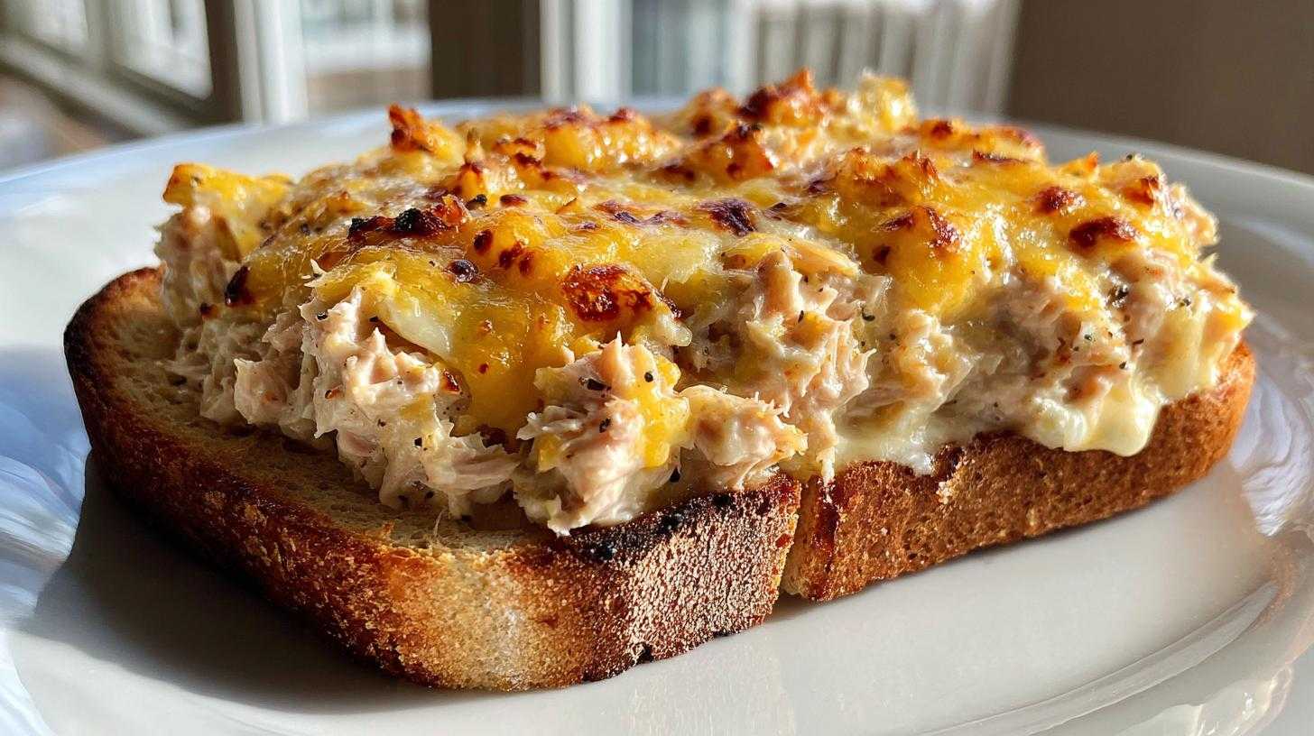 Perfect Open-Faced Tuna Melt: 2-Minute Deliciousness - GourmetGusto