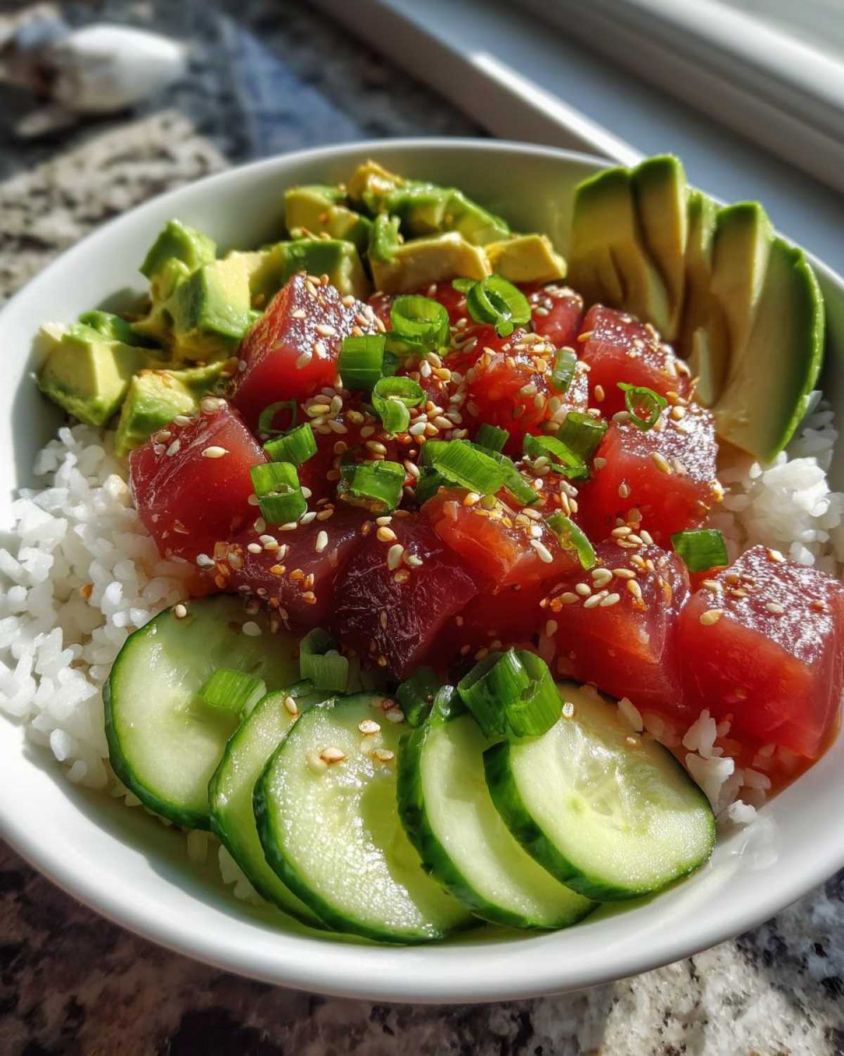 Tuna Poke Bowl: 1 Amazing Fresh Recipe - GourmetGusto