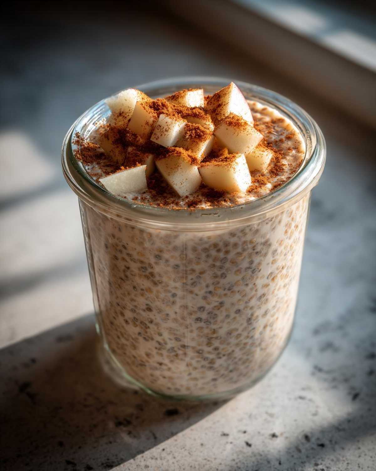 Warm Apple Cinnamon Chia Pudding: 1 delightful start - GourmetGusto