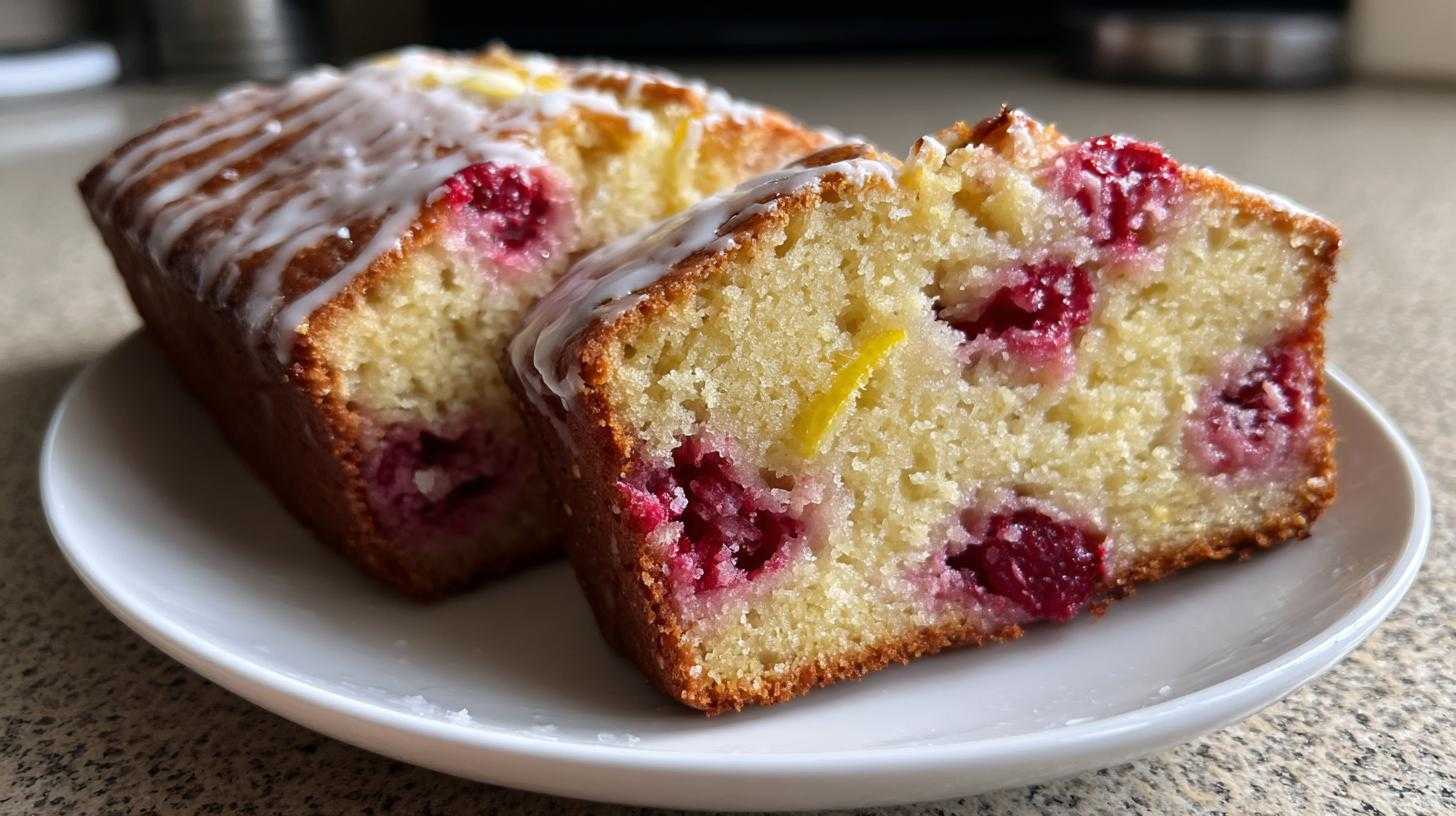 Heavenly Lemon Raspberry Loaf: 1 Easy Bake - GourmetGusto