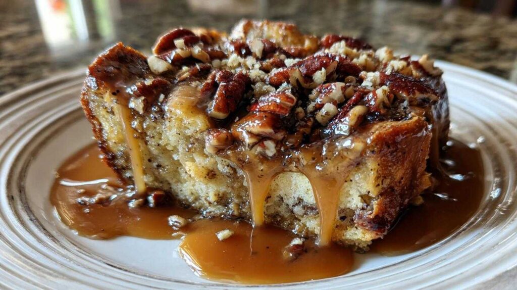 Warm Pecan Caramel Bread Pudding: 1 amazing recipe - GourmetGusto