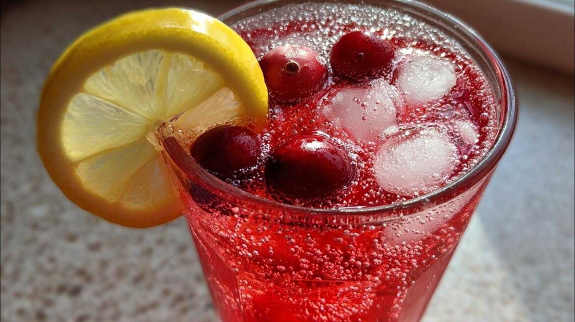 Amazing 8 Sparkling Cranberry Lemonade Joy - GourmetGusto
