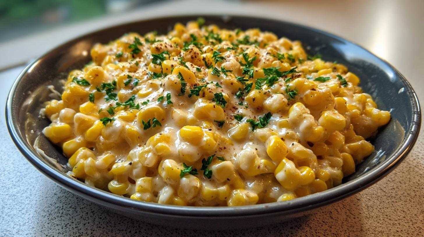 Amazing 17-Minute Creamy Honey Butter corn Side - GourmetGusto