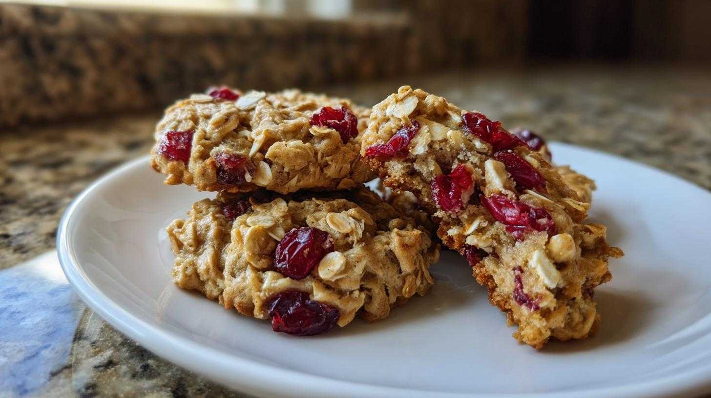 Chewy 10-Minute Cranberry Oatmeal Cookies Magic - GourmetGusto