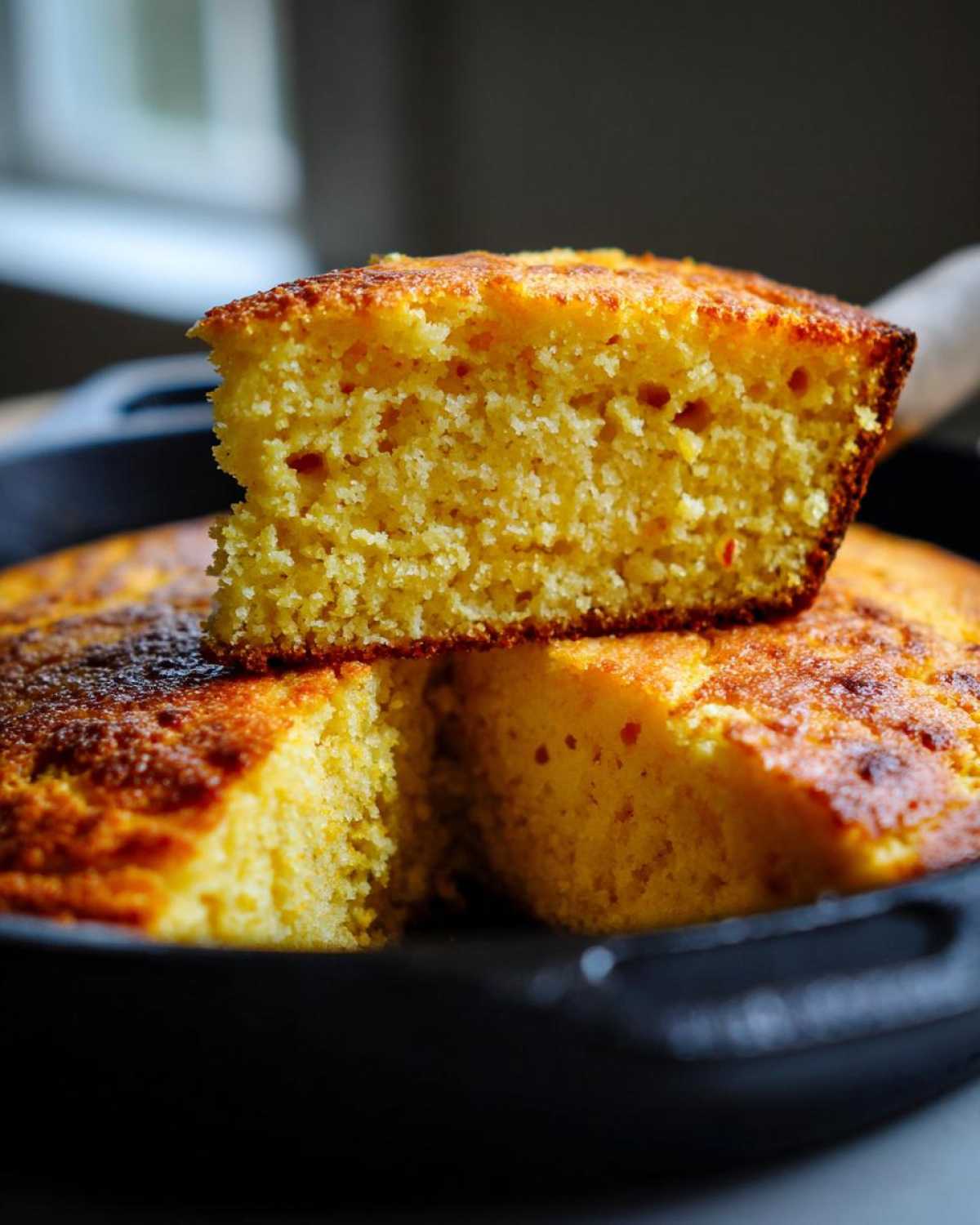 Fluffy buttermilk cornbread: 1 amazing crust trick - GourmetGusto
