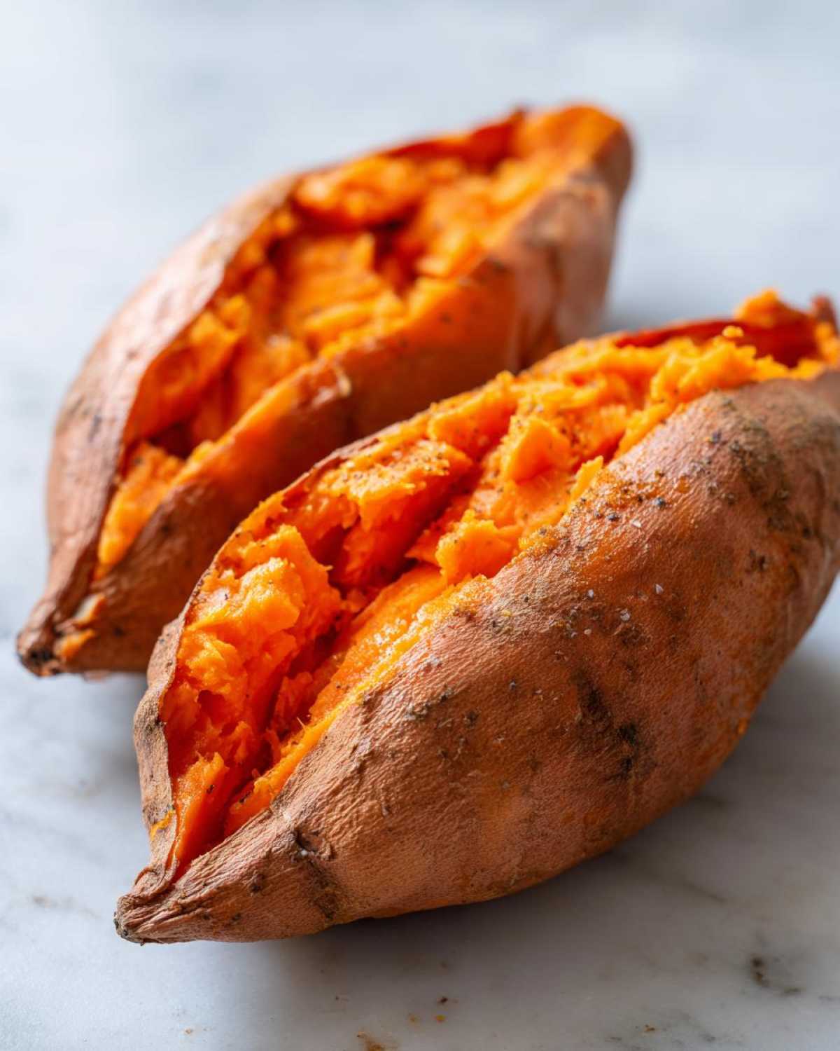 Fluffy baked sweet potatoes: 1 amazing secret - GourmetGusto