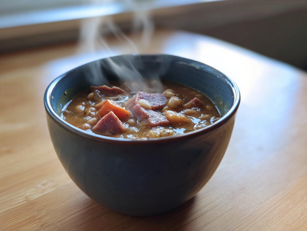 Soulful Ham and bean soup: 1 secret trick - GourmetGusto
